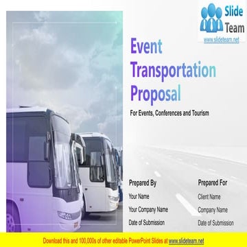 Event Transportation Proposal PowerPoint Presentation Slides | PDF