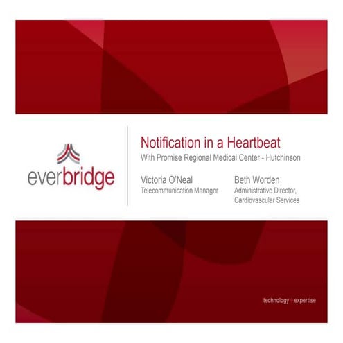 Everbridge: Notification in a Heartbeat | PDF