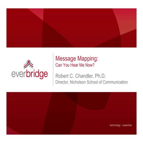 Everbridge Webinar - Message Mapping: Can You Hear Me Now? | PDF ...