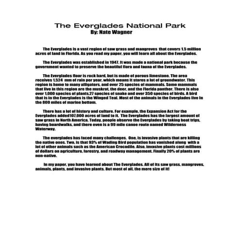 Everglades Biome | PPT