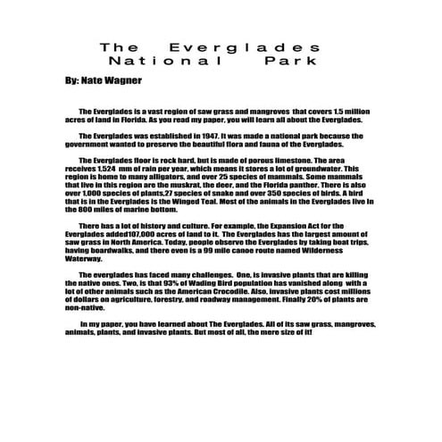 Everglades | PDF