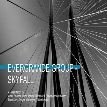 The fall of Evergrande­ - Business Economics Presentation | PPTX