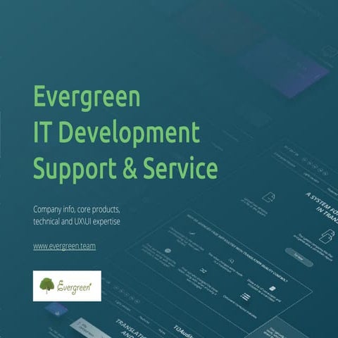 Evergreen IT development, support and service company presentation | PDF