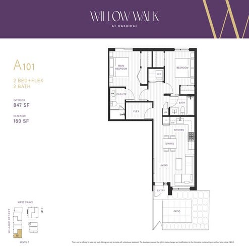 Willow Walk Oakridge Townhome & Garden Flat Floor Plans | PDF