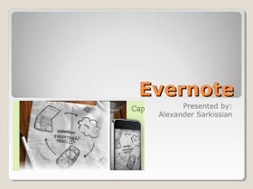 How I use evernote | PPT