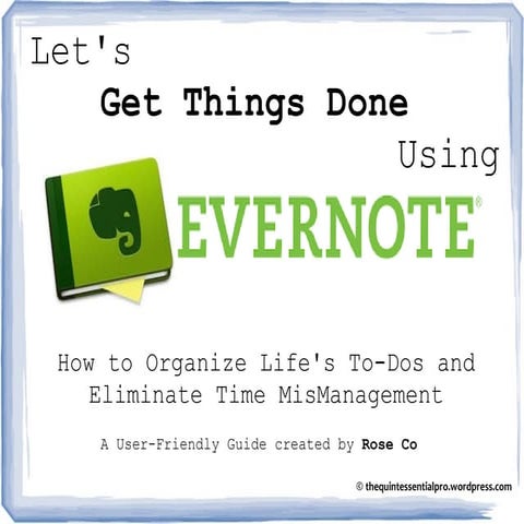 How to use Evernote by TheQP | PPT