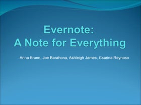 How I use evernote | PPT