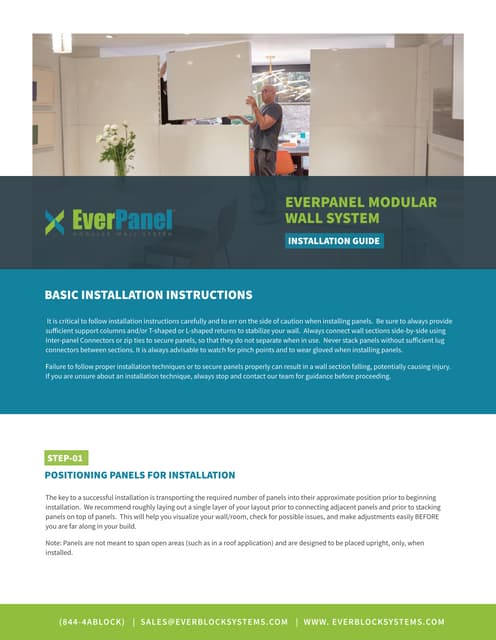 EverBlock Accordion Door Installation Guide | PDF