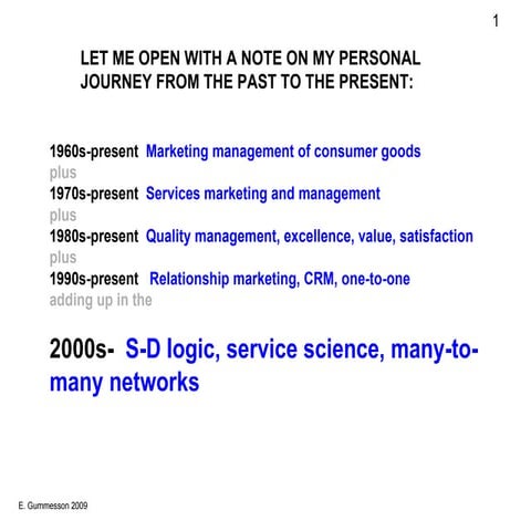 Evert Gummesson. Many-to-many marketing | PPT | Computer Networking ...