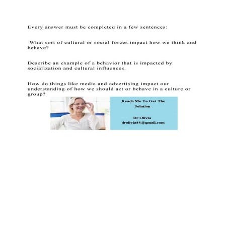 Every answer must be completed in a few sentences What sort o | DOCX ...