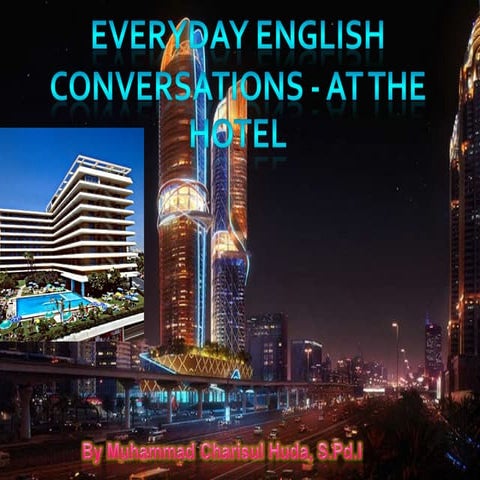 Hotel Term vocabularies phrases and expressions | PPT