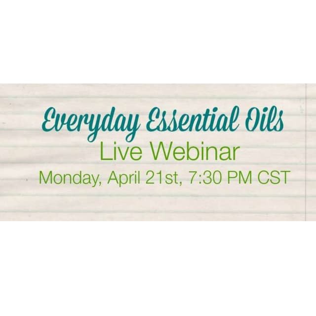 Everyday Essential Oils Webinar | PPTX