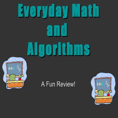 Everyday math ppt | PPT