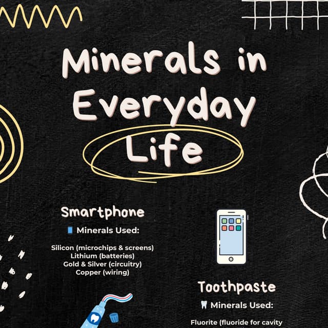 Everyday Objects That Contain Important Minerals | PDF