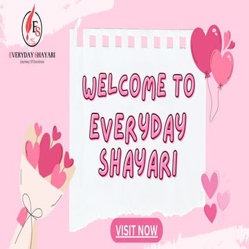 Everyday Shayari PPT For Every Age Group | PPTX