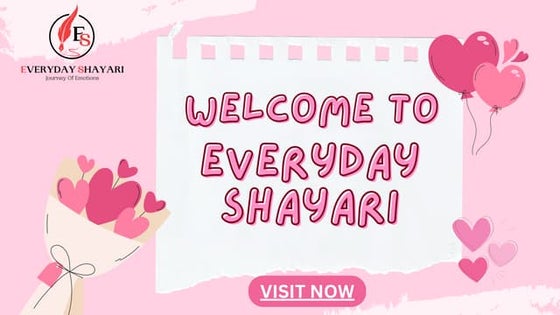 Everyday Shayari PPT For Every Age Group | PPT