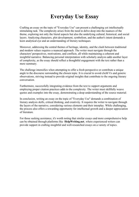 Fiction Essay Examples.pdf | Fiction | Books and Literature