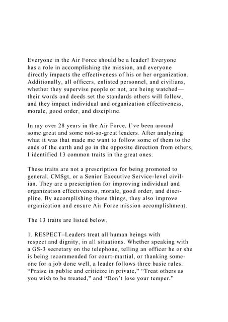 Leadership Commander Philosophy_141030 | PDF