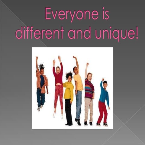Everyone Is Different PowerPoint | PPTX