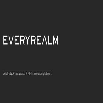Everyrealm Pitch Deck | PDF
