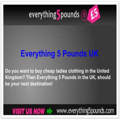 Everything 5 Pounds UK