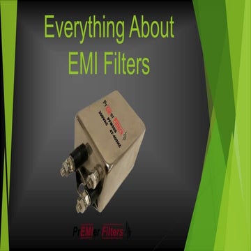 Everything about EMI filters | PPT