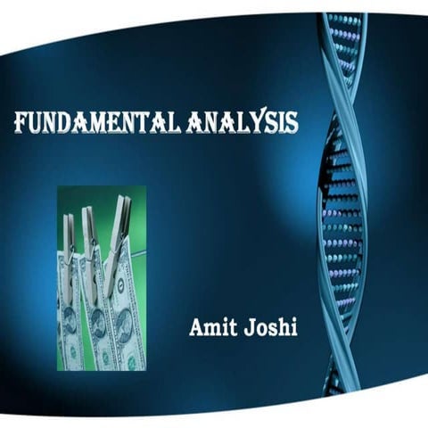 Everything about Fundamental Analysis | PPTX