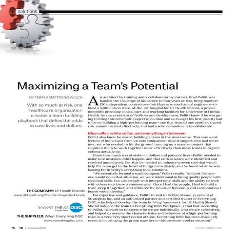 Maximizing a Team's Potential | PDF