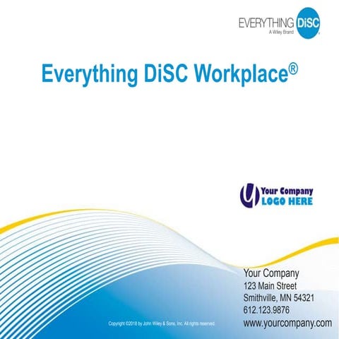 Everything DiSC Workplace PowerPoint (Sample) | PPTX