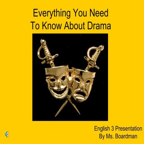 Everything You Need to Know About Drama | PPT