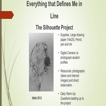 Everything that defines me in line - By: Lynnette Gilbert | PPTX