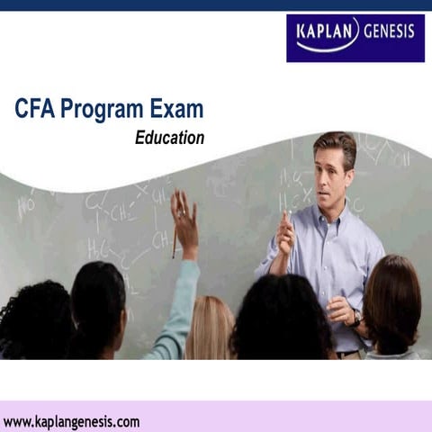 Everything that you Need to Know about the CFA Program Exam | PPT