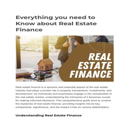 Everything you need to Know about Real Estate Finance.pdf