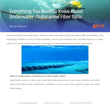 Everything You Need to Know About Underwater Submarine Fiber Optic ...