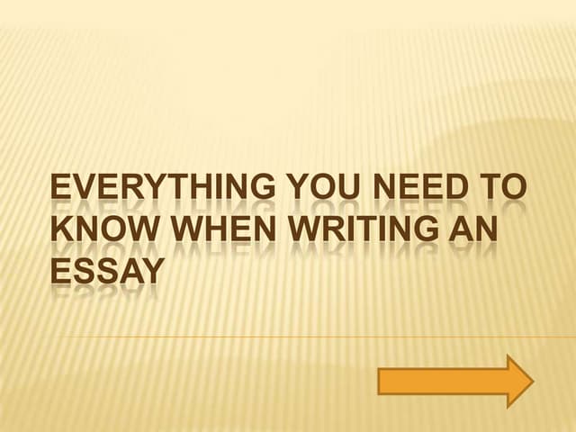 Essay-writing | PPTX