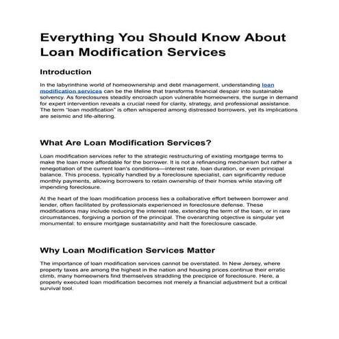 Everything You Should Know About Loan Modification Services.pdf