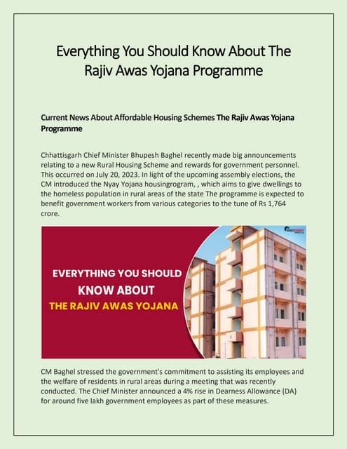 National Slum Development Program (NSDP) | PPT