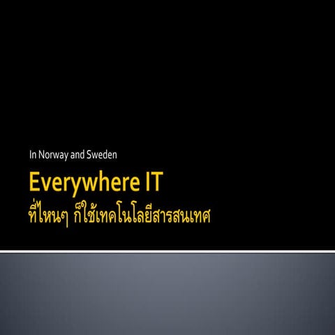 Everywhere it | PPT
