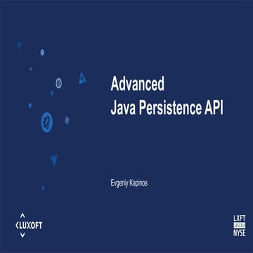 Java Persistence API (JPA) Step By Step