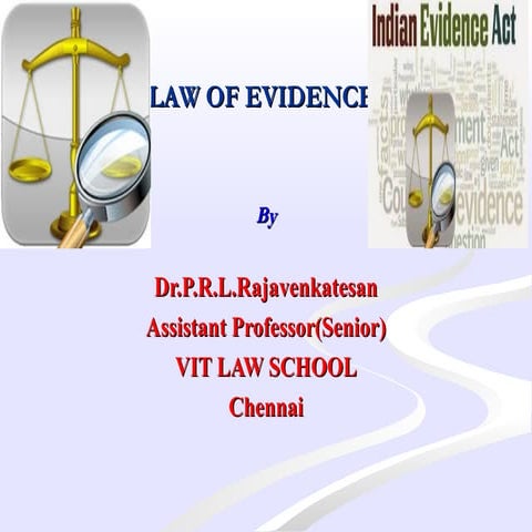 Evidence | PPT | Law