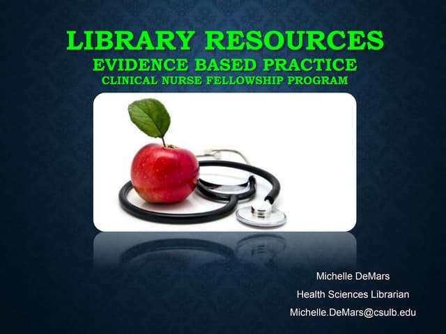 Evidence based Practice Nursing Presentation | PPTX Evidence based Practice Nursing Presentation | PPTX