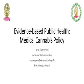 Evidence based public health (medical cannabis policy) | PDF