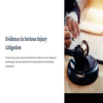 Douglas Herman, Attorney - Evidence in Serious Injury Litigation | PDF