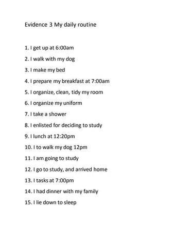 My daily routine (2) | PPT