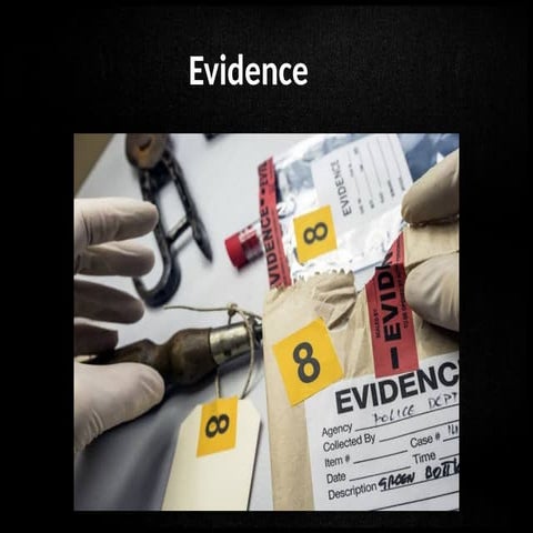 EVIDENCE POWERPOINT LECTURE REVIEWER FOR LAW STUDES | PPT