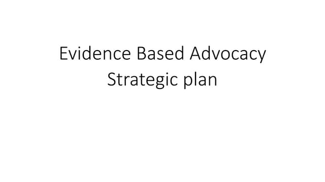 Advocacy | PDF