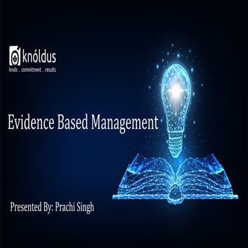Evidence Based Management | PDF