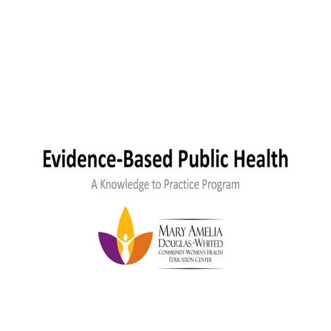 Evidence Based Public Health | PPT