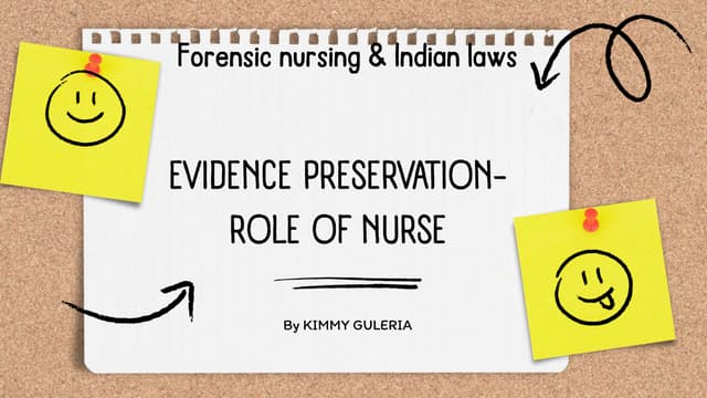 Forensic Nursing Evidence Collection.pptx