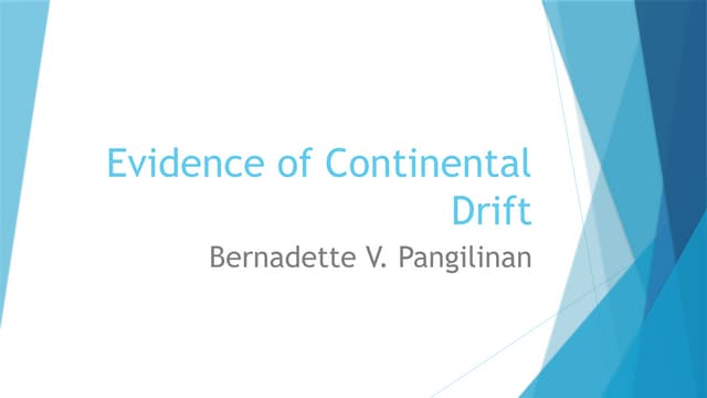 Continental drift theory evidences Activity sheet | DOCX | Geology ...